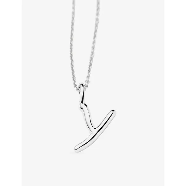 MISSOMA Curly Molten Mini Initial Y Sterling Necklace - Silver