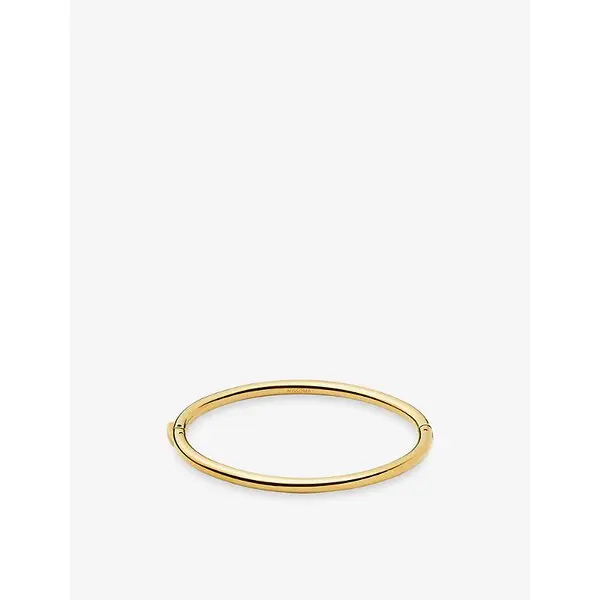MISSOMA Classic Round Hinged Bangle - Gold