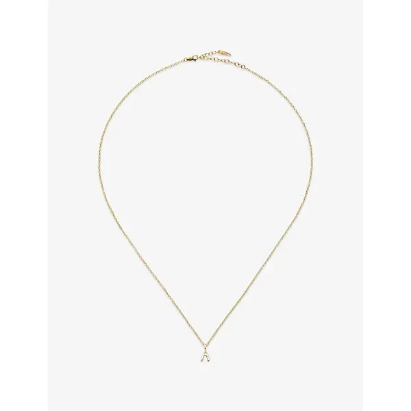 MISSOMA Fine Initial Mini Z 14ct Yellow Pendant Necklace - Gold