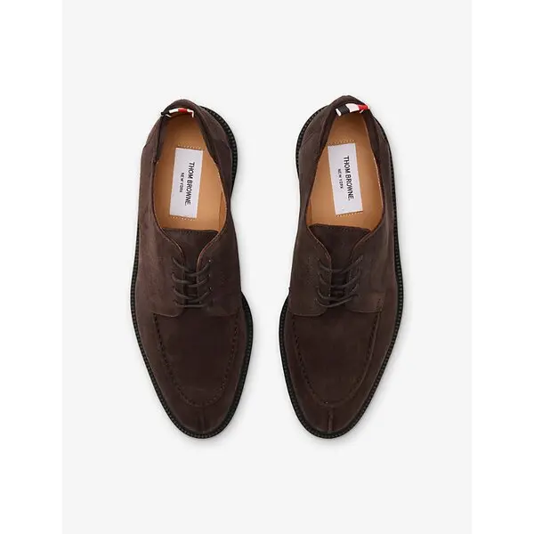 Thom Browne Commando-sole Suede Derby Shoes