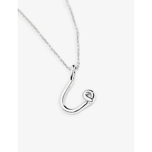 MISSOMA Curly Molten Mini Initial U Plated Sterling Necklace