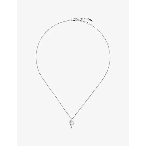 MISSOMA Curly Molten Mini Initial P -plated Sterling- Necklace