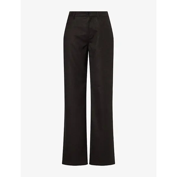 Le Kasha Vicence Straight-leg Cashmere Trousers - Chocolat