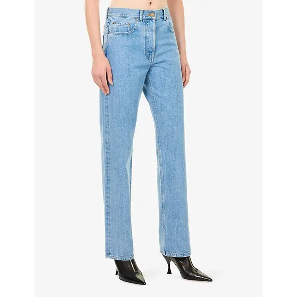 Thom Browne Classic 5-pocket Straight-leg Denim Jeans