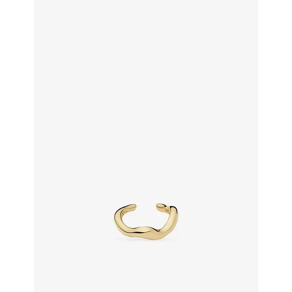 MISSOMA Molten Snow 9ct Yellow Ear Cuff