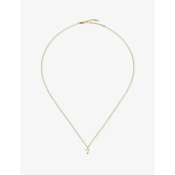 MISSOMA Initial A 14ct Yellow Mini Pendant Necklace - Gold