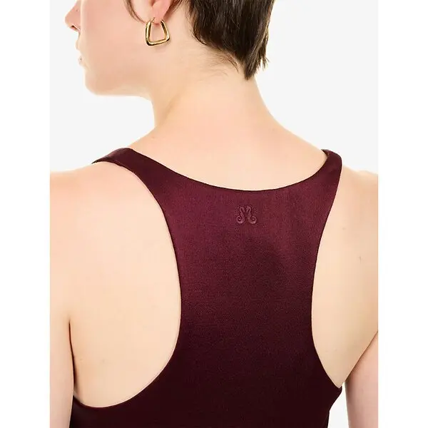 BLAZÉ MILANO Satin Tank Top - Wine