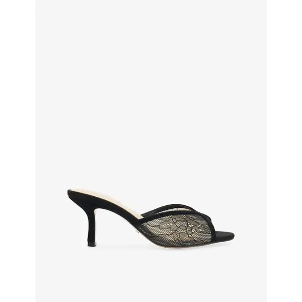DUNE Monarchs Heeled Woven Mules