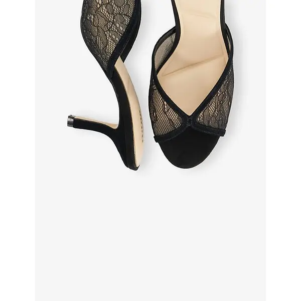 DUNE Monarchs Heeled Woven Mules