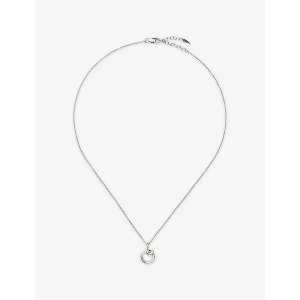 MISSOMA Curly Molten Mini Initial O Sterling Necklace - Silver
