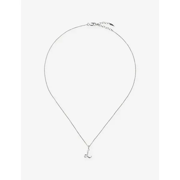 MISSOMA Curly Molten Mini Initial L -plated Sterling- Necklace