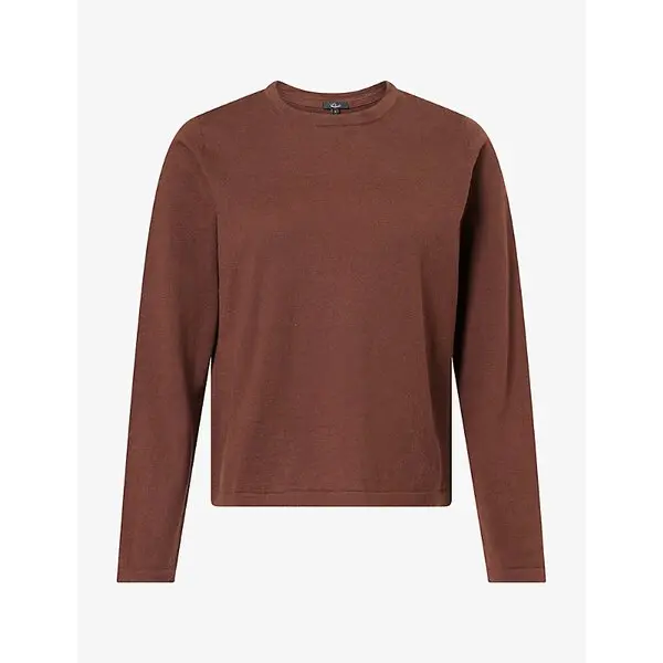 Rails Round-neck Cotton-blend T-shirt