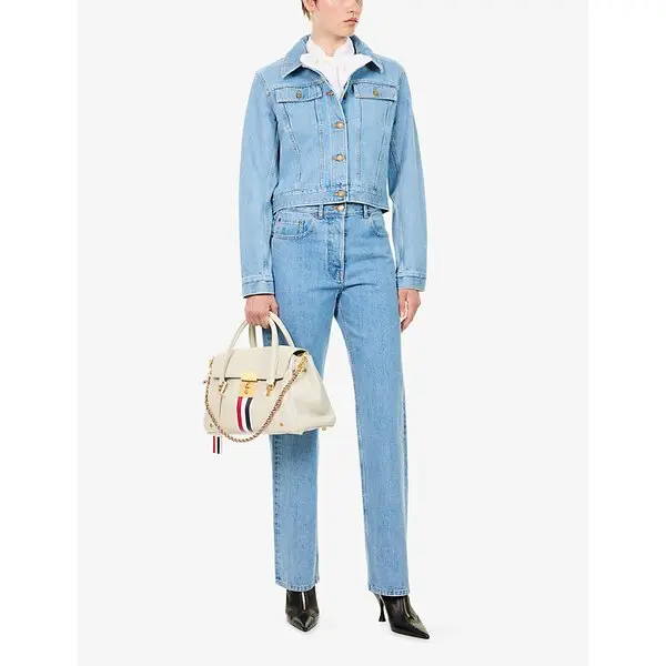 Thom Browne Shrunken-fit Denim Jacket