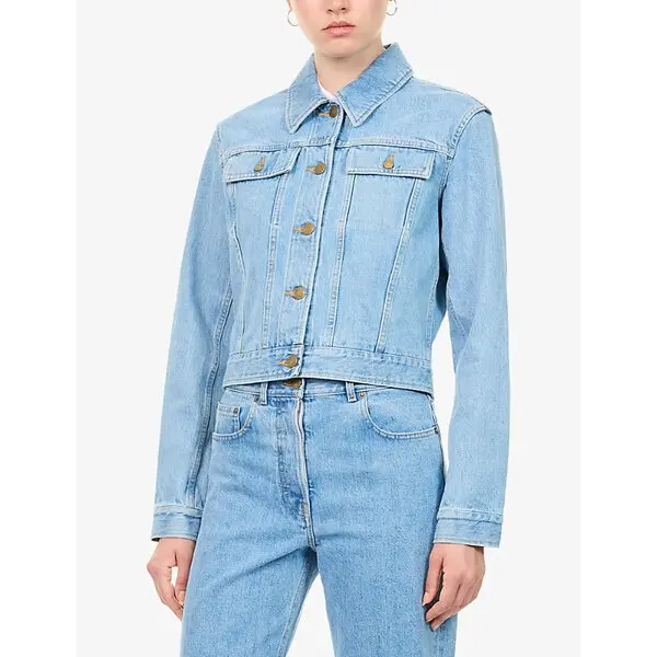 Thom Browne Shrunken-fit Denim Jacket