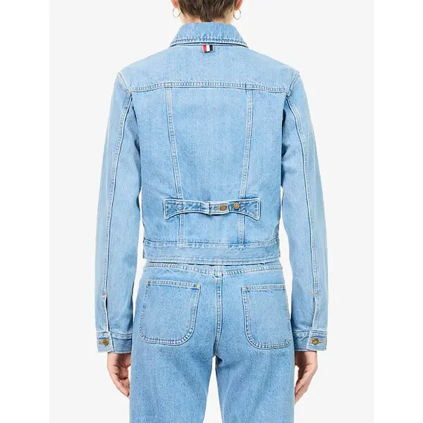Thom Browne Shrunken-fit Denim Jacket