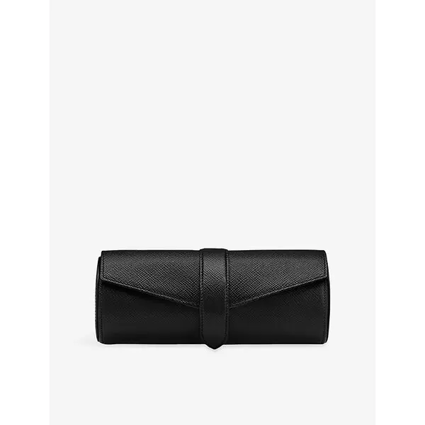 Smythson Panama Leather Watch And Jewellery Roll - One-color