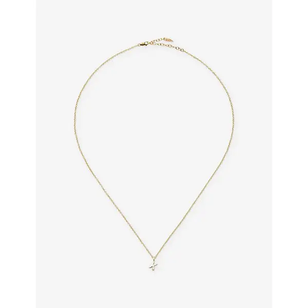 MISSOMA Fine Initial Mini K 14ct Yellow Pendant Necklace - Gold