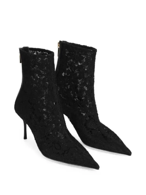 Dolce & Gabbana Lace Ankle Boots