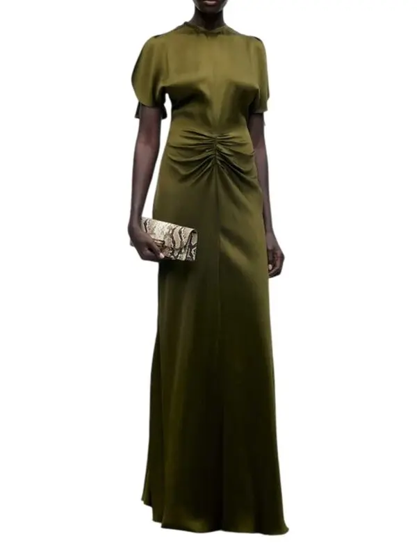 Victoria Beckham Isabella Crêpe Satin Gown