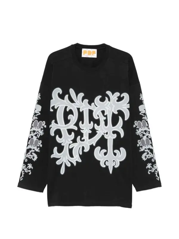 PDF Long-sleeve T-shirt With Graphic Print