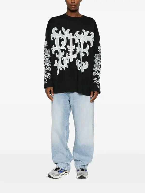 PDF Long-sleeve T-shirt With Graphic Print