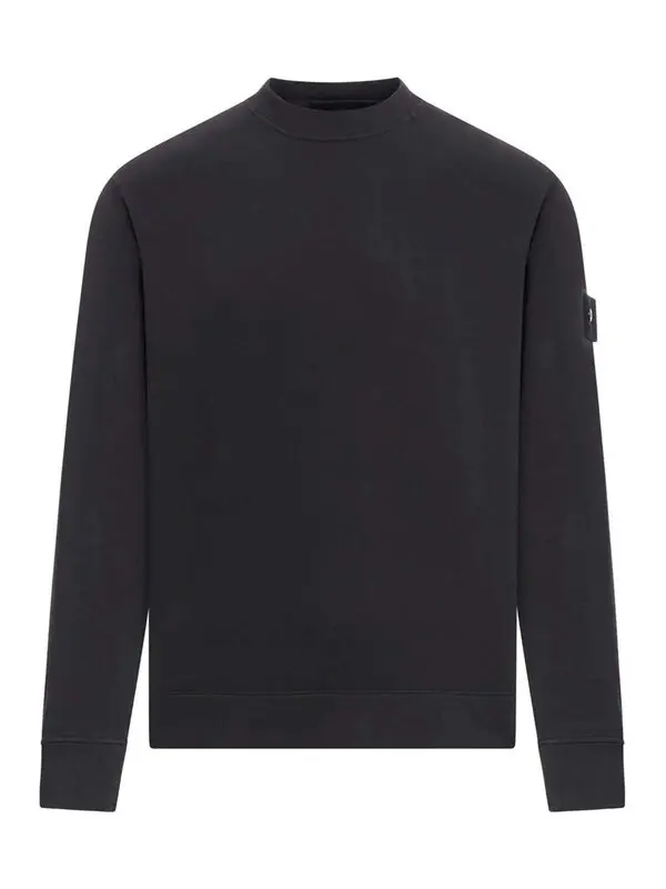 Stone Island Ghost Badge Crewneck Sweatshirt
