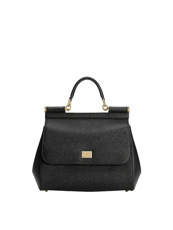 Dolce & Gabbana Large Sicily Tote Bag - Black