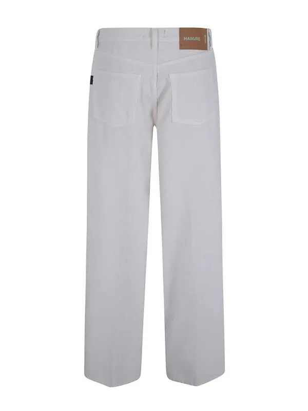 HAIKURE Bethany Velvet Pier Wide-leg Jeans