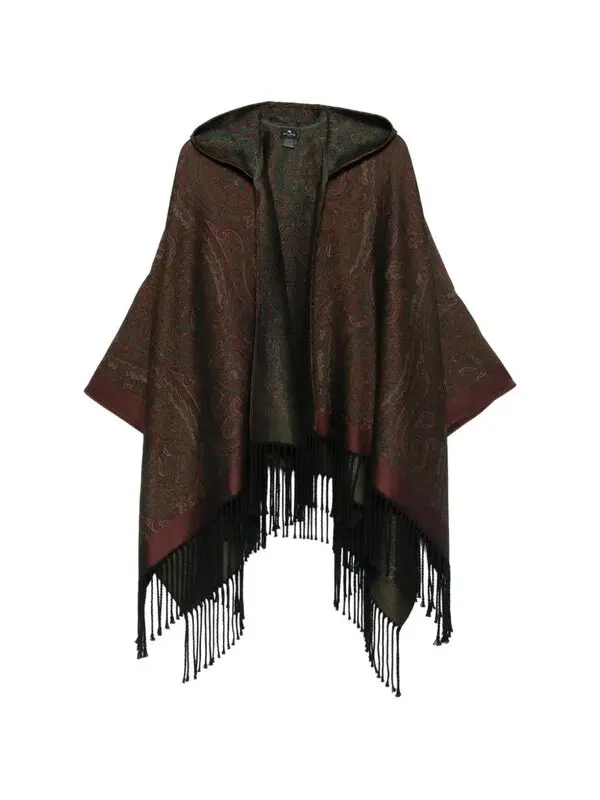 Etro Paisley Print Cape