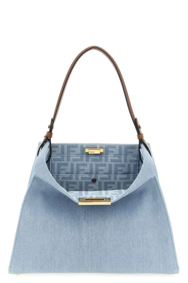 Fendi Way Medium Handbag - Light Blue