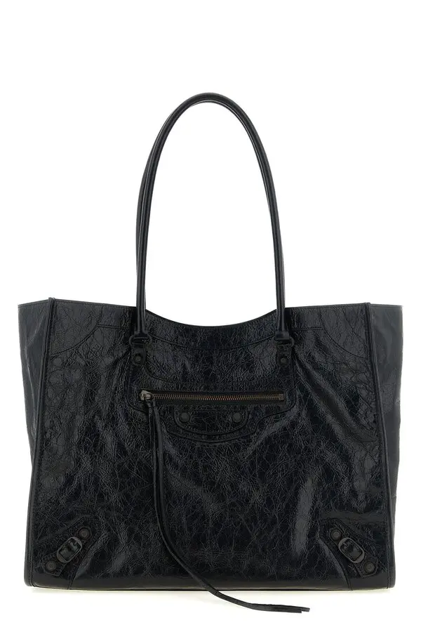Balenciaga Le City Tote M Shoulder Bag - Black
