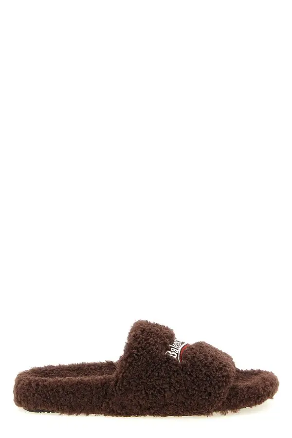 Balenciaga Furry' Open Sandals