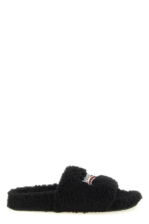 Balenciaga Furry' Open Sandals