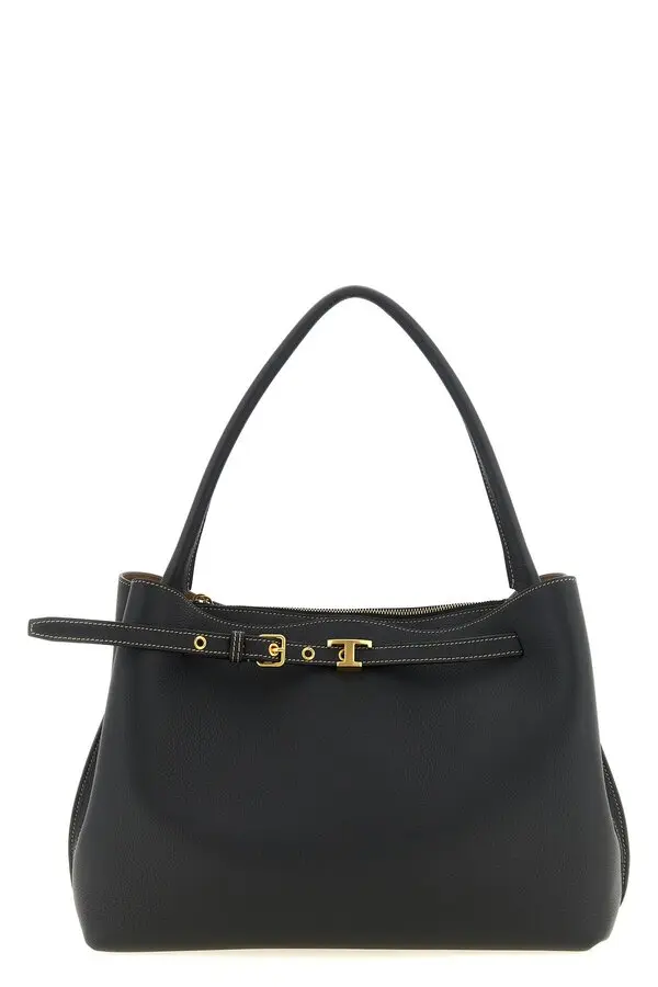 TOD'S T Signature Piccola Handbag - Black