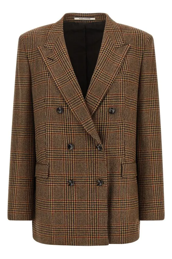 Tagliatore Prince Of Wales Double-breasted Blazer