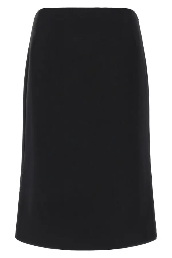 Fendi Pencil Midi Skirt - Black