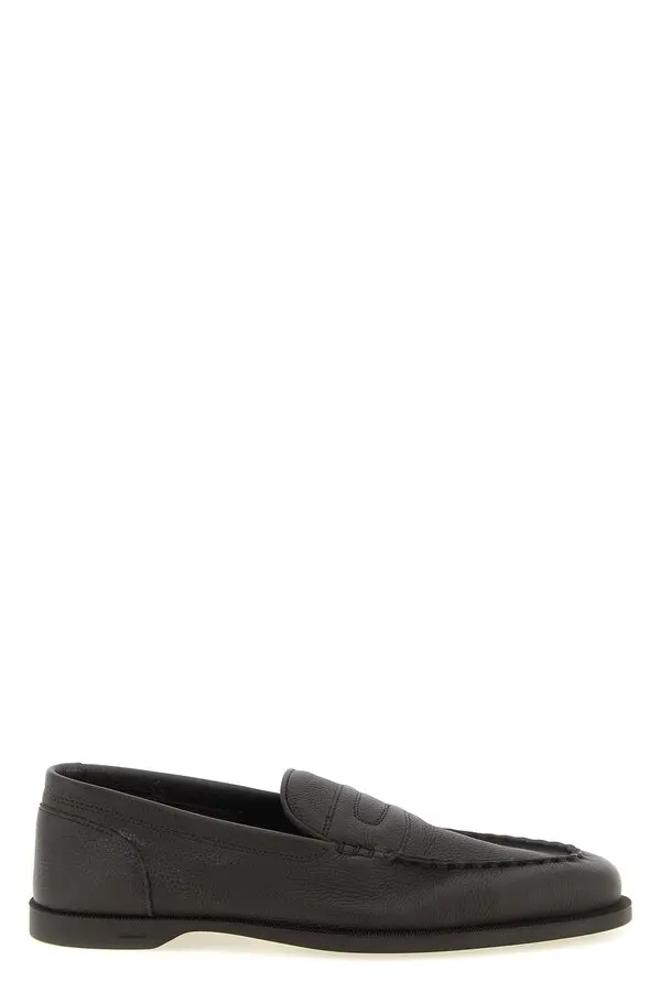 John Lobb Pace Hammered Leather Moccasins