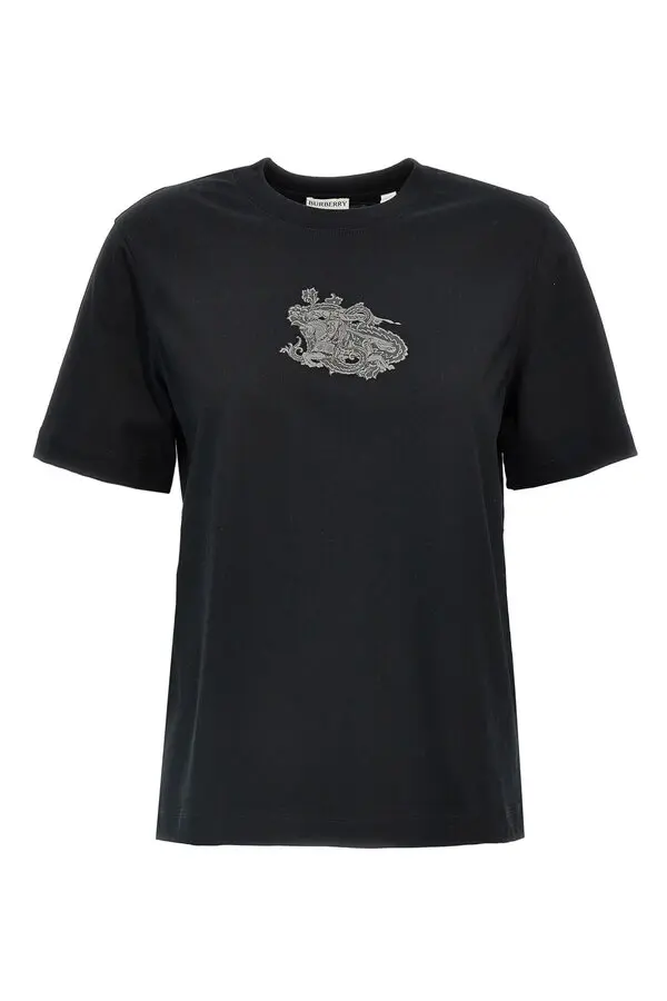 Burberry Logo Print Cotton T-shirt