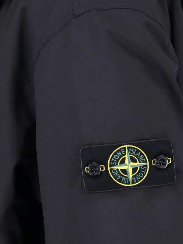 Stone Island Hooded Jacket 4100108 - Black