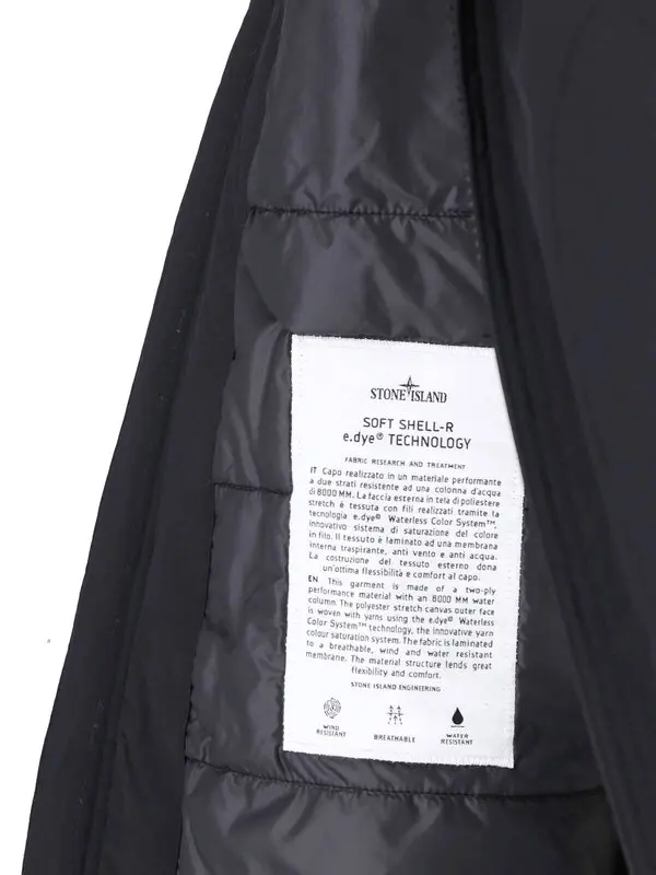 Stone Island Hooded Jacket 4100108 - Black