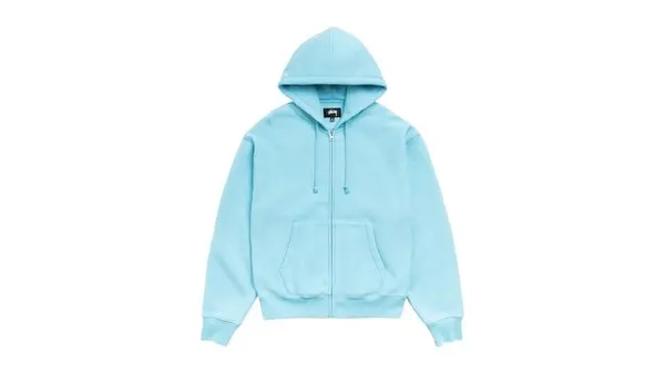 StÜssy Cursive Applique Zip Hoodie