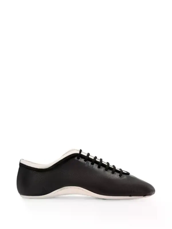 Dries Van Noten Leather Ballerina Sneakers
