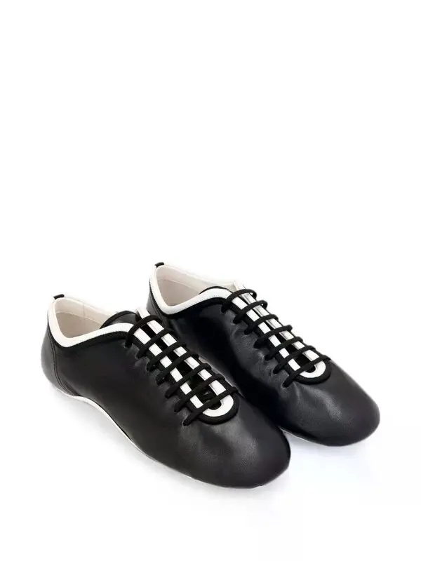 Dries Van Noten Leather Ballerina Sneakers