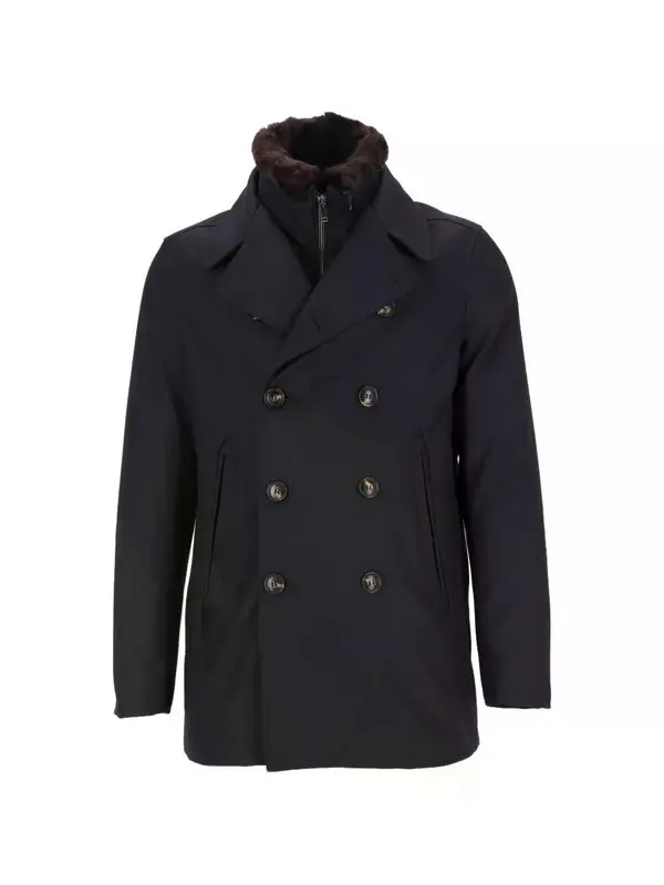 AL DUCA D’AOSTA 1902 Fur-collar Peacoat