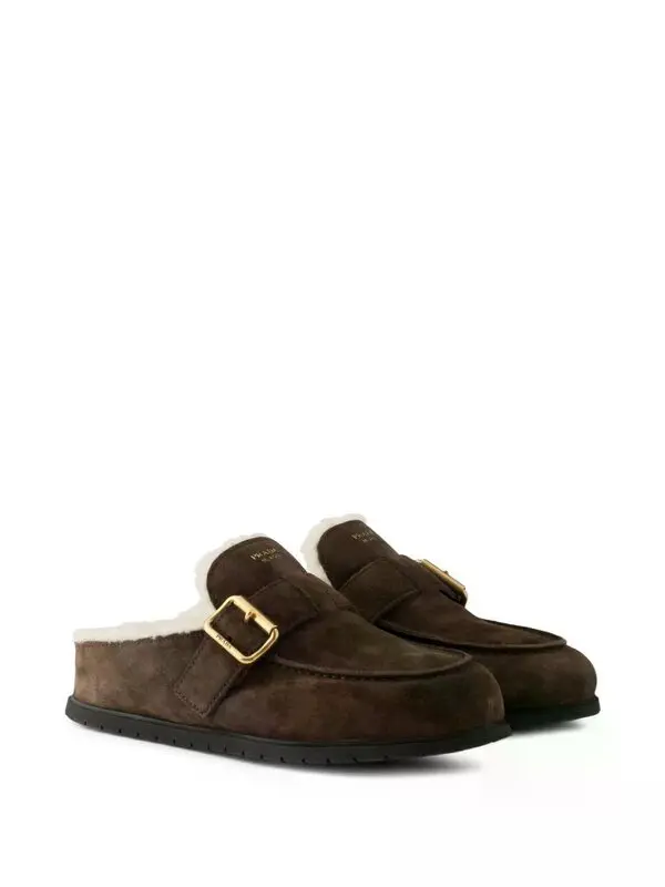 Prada Suede Mules