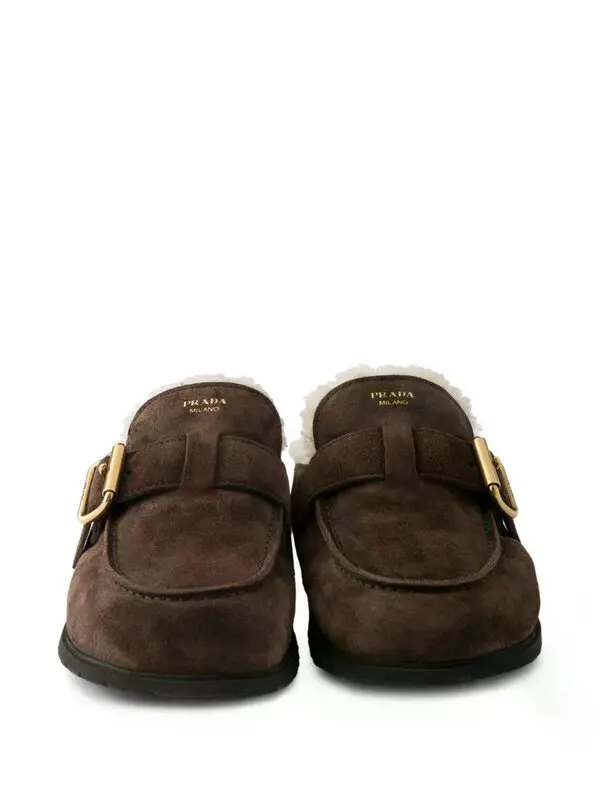 Prada Suede Mules
