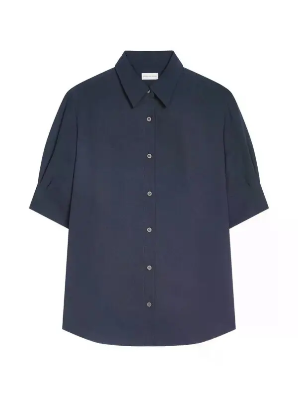 Dries Van Noten Cuffed Crepe Shirt