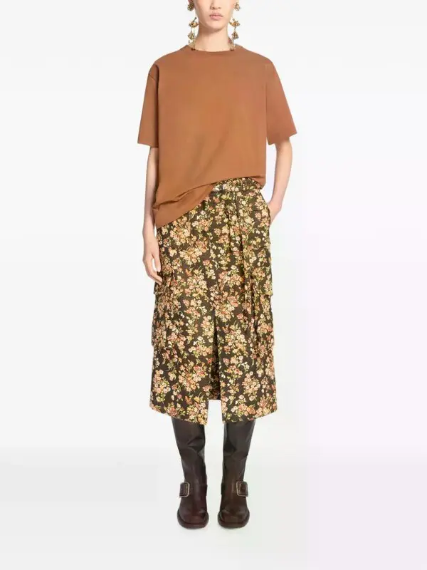 Dries Van Noten Regular-fit Cotton T-shirt - Brown