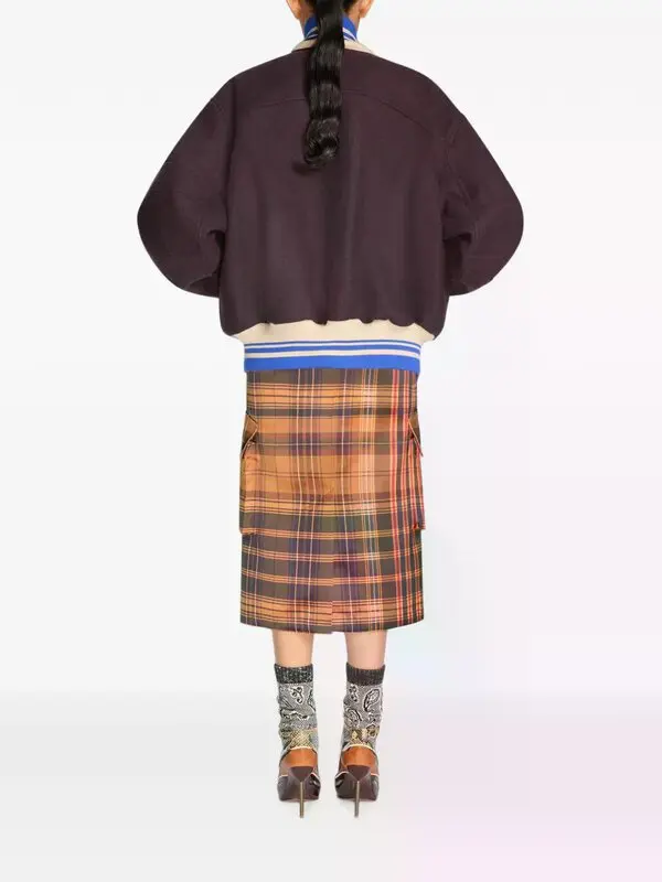 Dries Van Noten Embroidered Wool Bomber Jacket