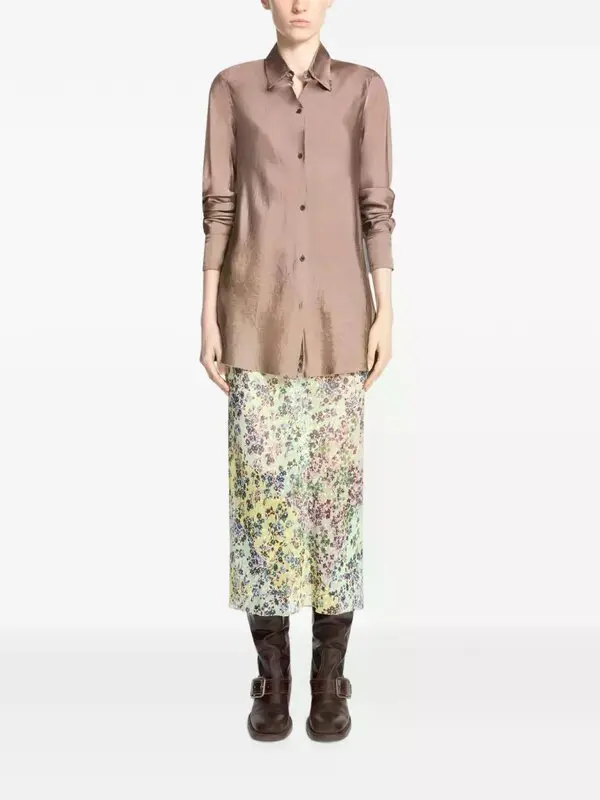 Dries Van Noten Fitted Viscose Shirt